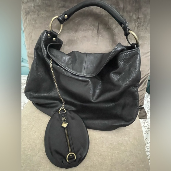 Ellen Tracy | Bags | Ellen Tracy Gorgeous Black Leather Shoulder Bag ...